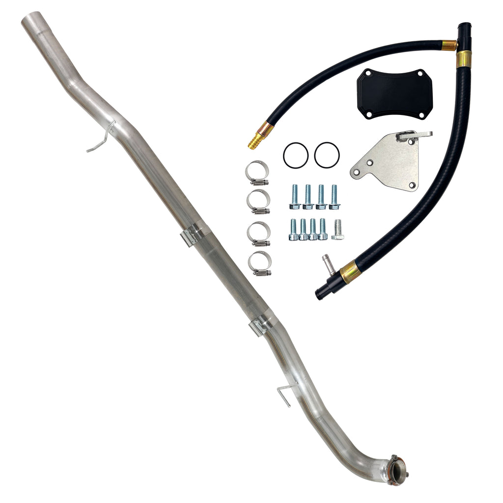 2015.5-2016 6.6L Duramax LML 4" DPF & CAT Pipe & EGR Cooler Delete Kit ...